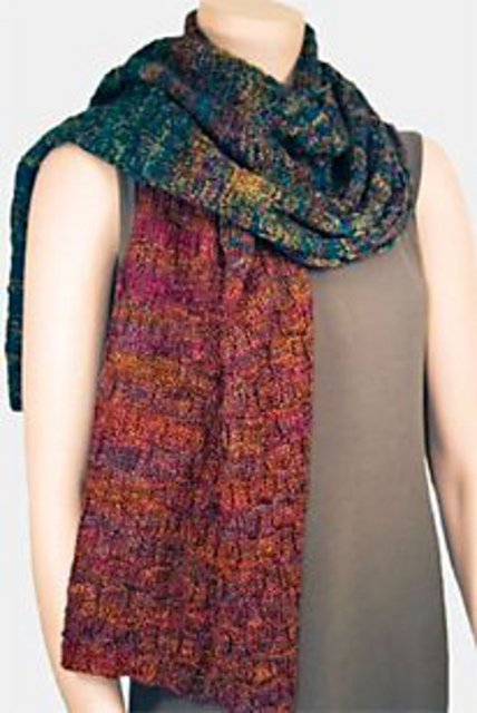 Ravelry: 5302 Checkerboard Wrap pattern by Laura Bryant