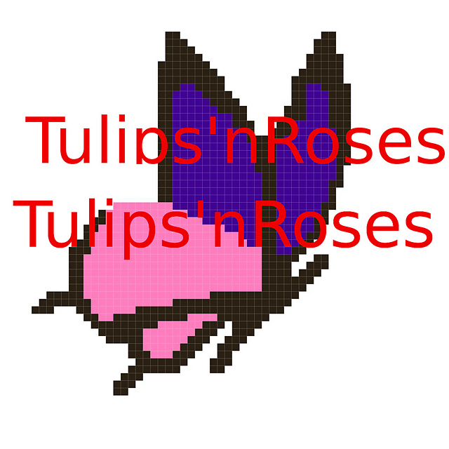 Ravelry: Flying Butterfly Chart pattern by Tulips'nRoses