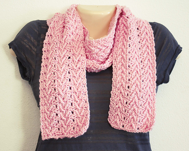 Ravelry: Repeating V Scarf pattern by Katy Petersen