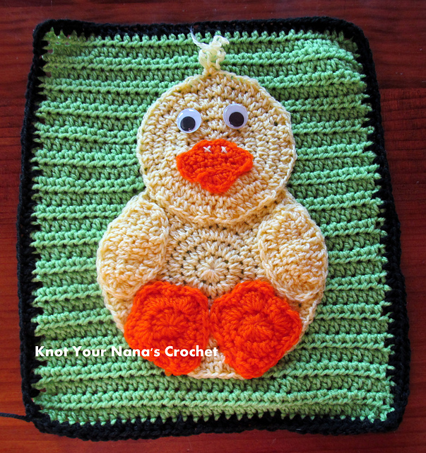 Ravelry: Baby Duck Applique pattern by Teri Heathcote