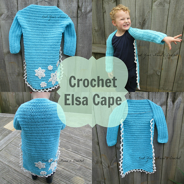 Ravelry: Snowflake Cape pattern by Teri Heathcote