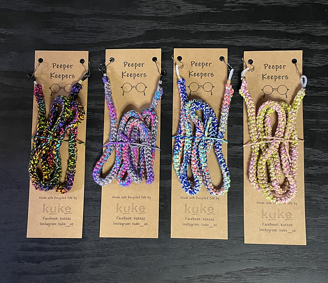 Ravelry: Peeper Keepers Eyeglass Holders pattern by Kendra Mantei
