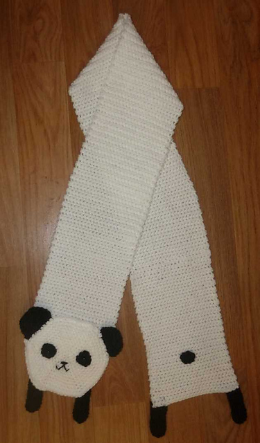 Ravelry: Panda scarf pattern by Kulukala Art