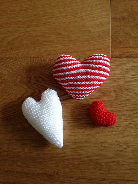 Ravelry: Three Love Hearts pattern by Sarah Keen