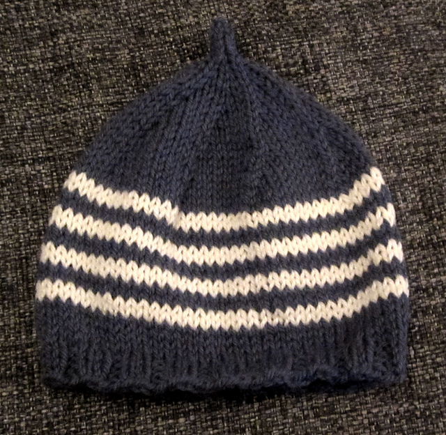 Ravelry: Baby Pointed Beanie pattern by Karen Karn
