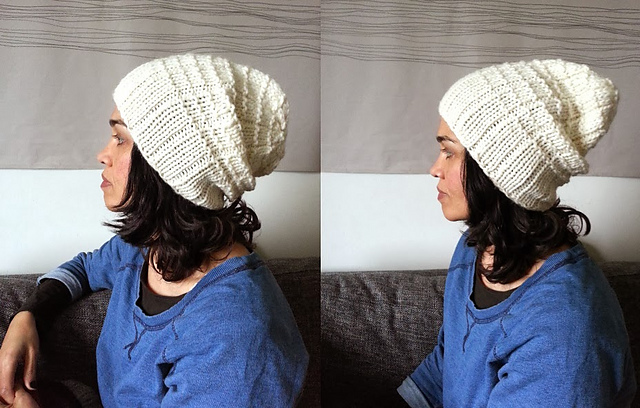 Ravelry: Garter Broken Rib hat pattern by Karen Karn