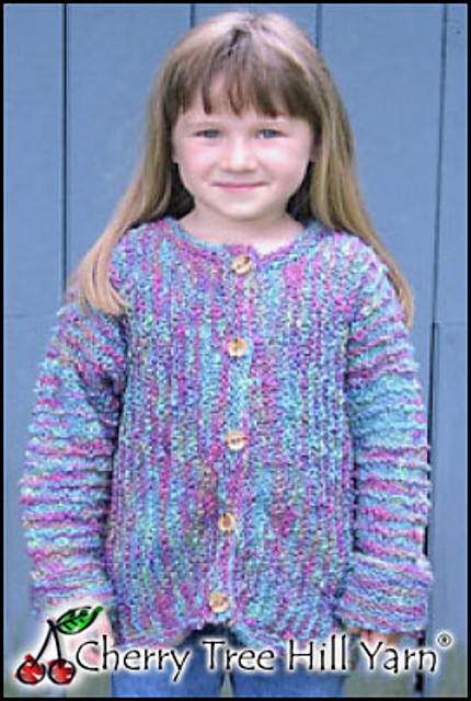 Ravelry: Childrens Cuff to Cuff Cardigan pattern by JoAnne Turcotte