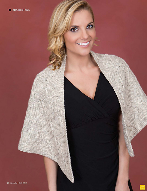 Ravelry: Arrah Shawl pattern by Kyle Kunnecke