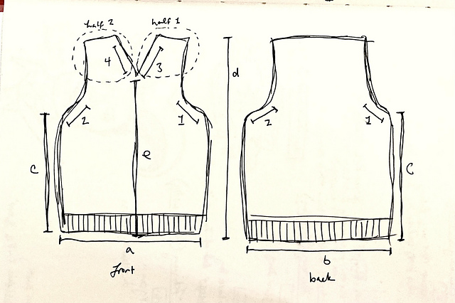 Ravelry: Basic Boxy Vest pattern by Kylie Milliken