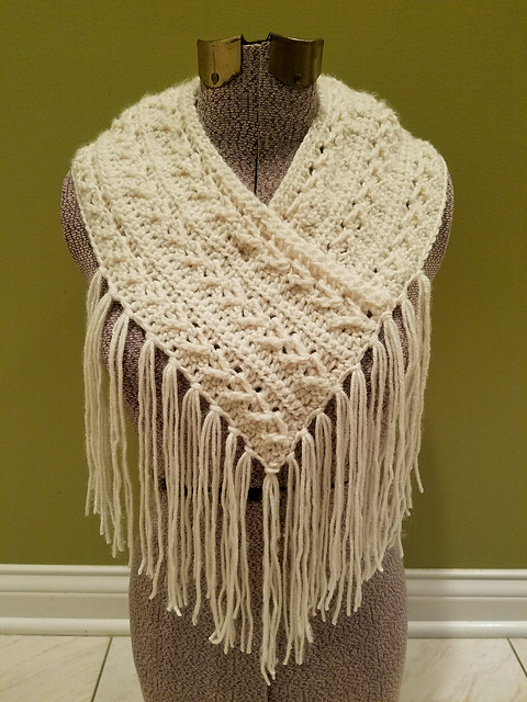 Ravelry: Sideways V Infinity Scarf pattern by CrochetISM Designs