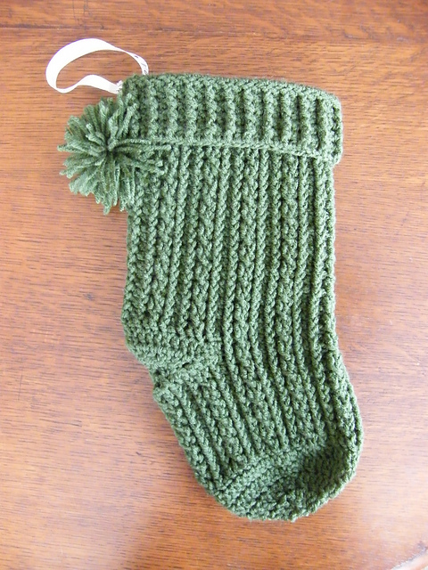 Ravelry: Cable Christmas Stocking pattern by Emily Bittel