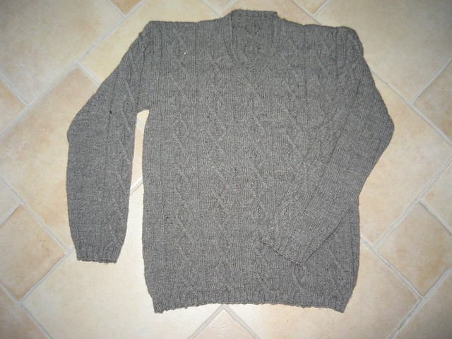 Ravelry: Design A - Diamond Cable Sweater pattern by Sirdar
