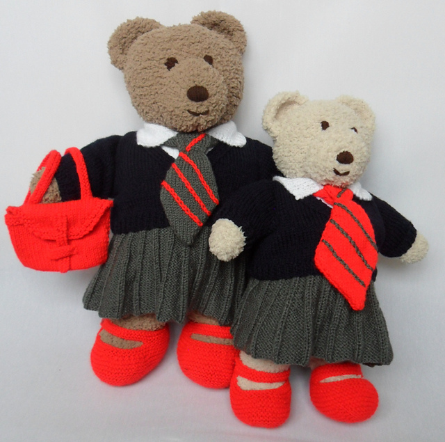 Ravelry: Cuddle & Snuggle Teddy Bear Clothes School Uniform pattern by ...
