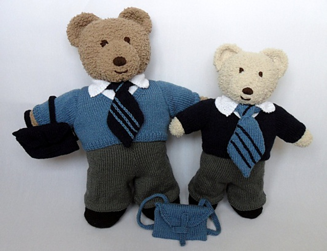 Ravelry: Teddy Bear Clothes Boys School Uniform pattern by Lorraine Leatham