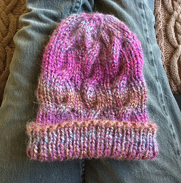 Ravelry: lakeviewknitter1's Giant Pompom Cable Hat