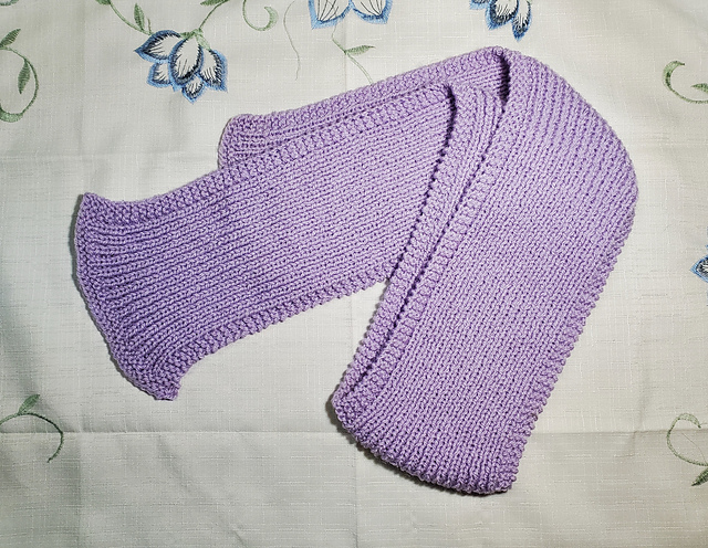 Ravelry: lakeviewknitter1's Scrooge Scarf test knit