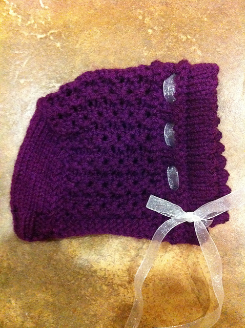 Ravelry: Squiggle Lace Bonnet pattern by Patti Pierce Stone