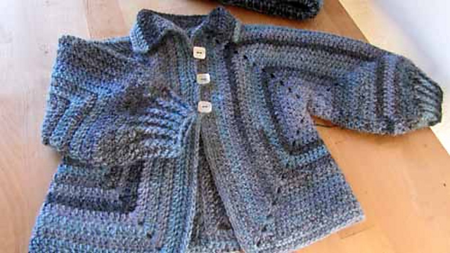 Ravelry: lambblanchland's Hannah's Hexagon Jacket & Hat