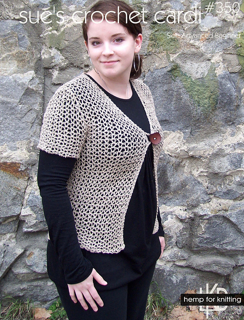 Ravelry: #350 Sue's Crochet Cardi pattern by Sue Hilger