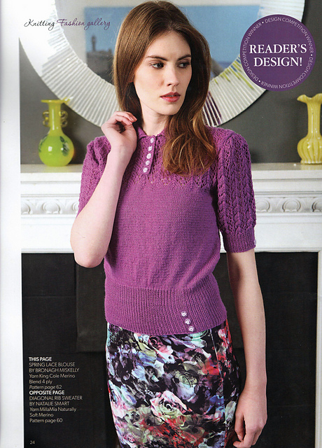 Ravelry: Spring lace blouse pattern by Bronagh Miskelly