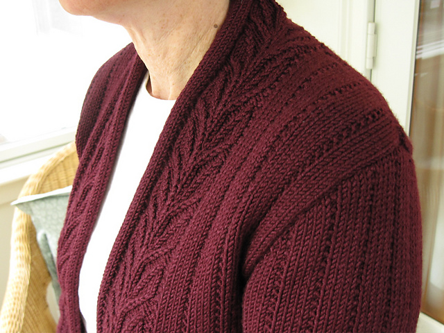 Ravelry: Banana Tree Cardigan pattern by Valerie Hobbs