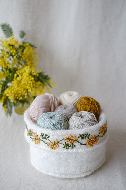 Ravelry: Felted Basket pattern by Laura Menéndez