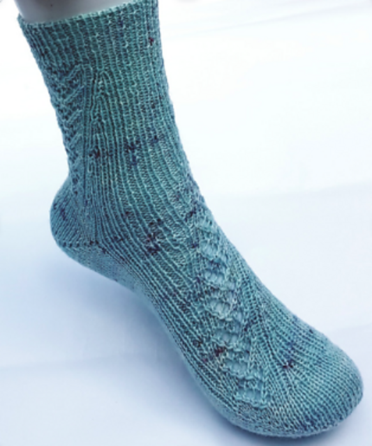 Ravelry: Winding Path Lace Socks pattern by Laura Whittington (Knitting ...