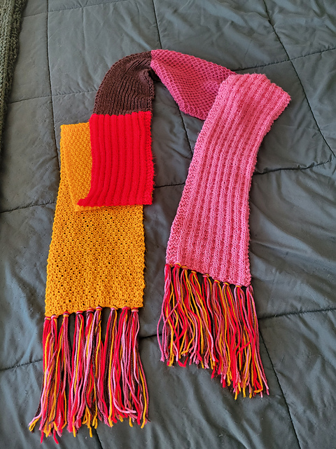 Ravelry: Marta Scarf (from Knives Out) pattern by Lauren C. Brown