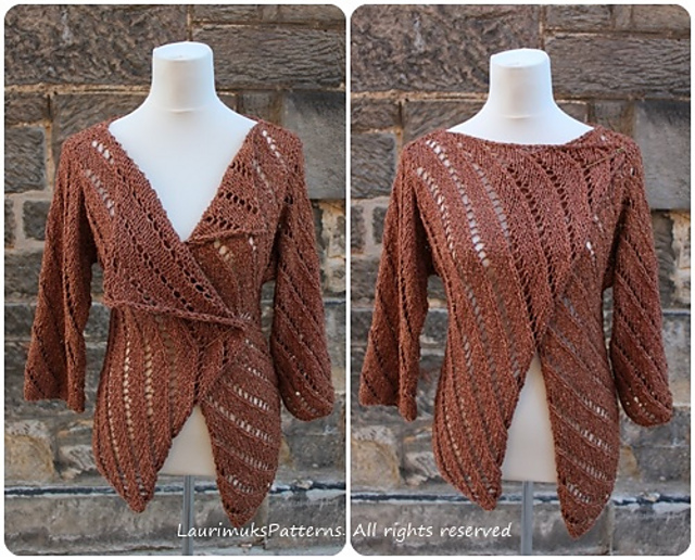 Ravelry: Rowan Summer Tweed wrap pattern by Laurimuks patterns