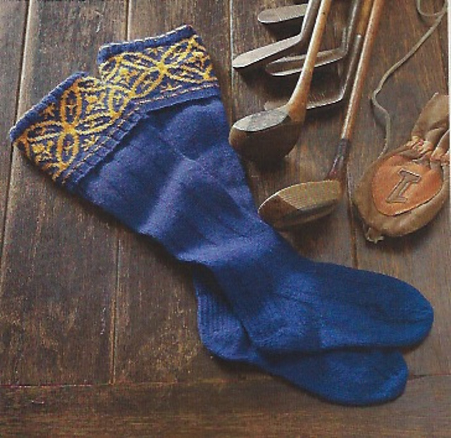 Ravelry: Gentleman's Golfing Stockings pattern by Laurie Sundstrom