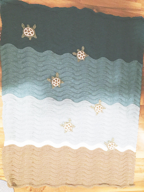 Ravelry: Sea Turtle Blanket pattern by Lianne Boileau