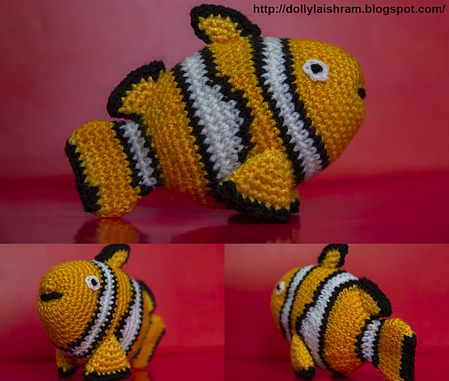 Ravelry: Nemo - The Clown Fish pattern by Dolly Laishram Bhardwaj