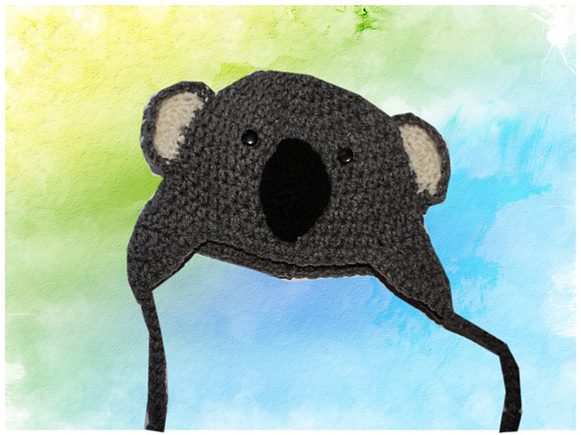 Ravelry: Koala Earflap Hat pattern by Lea Barrick