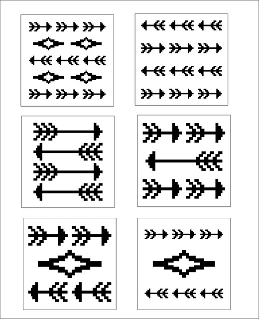 Ravelry: Arrow Graphs pattern by Leah Herring
