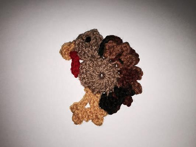 Ravelry: Turkey Lapel Pin pattern by Susan Heyn
