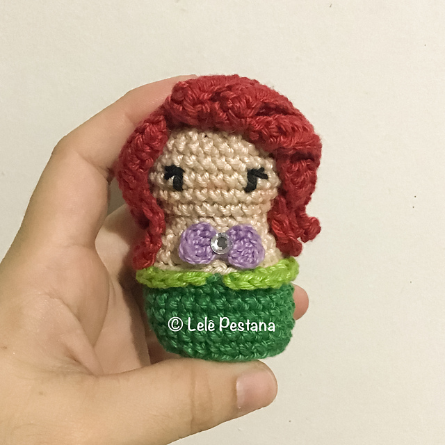 Ravelry: Mini Ariel amigurumi pattern by Leticia Pestana
