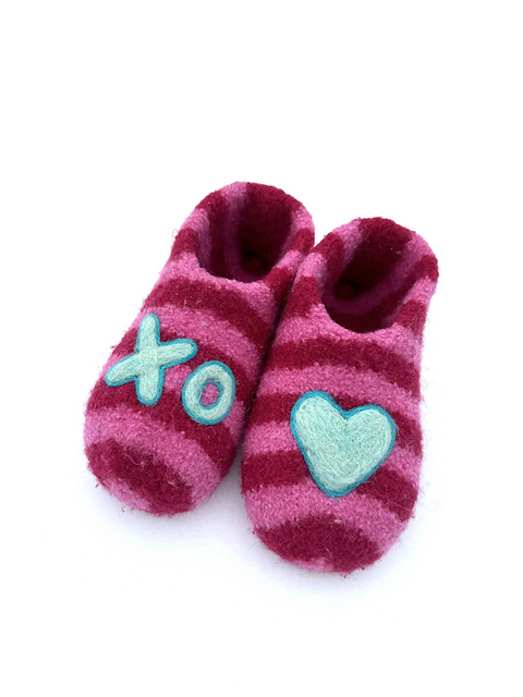 Ravelry: Double Felted Knit Slippers pattern by Leah Barczykowski