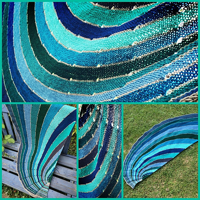 Ravelry: lemmi's Dotted Rays Meets Colors of the Sea