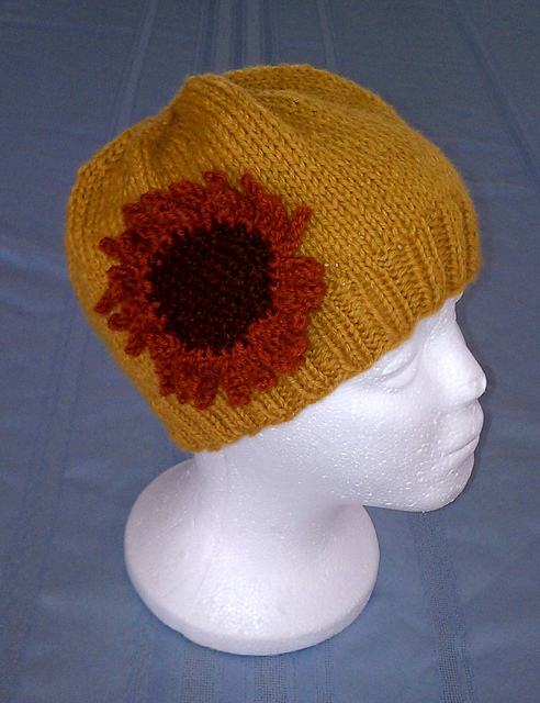 Ravelry: Easy Flower Hat pattern by Marcia McCormack