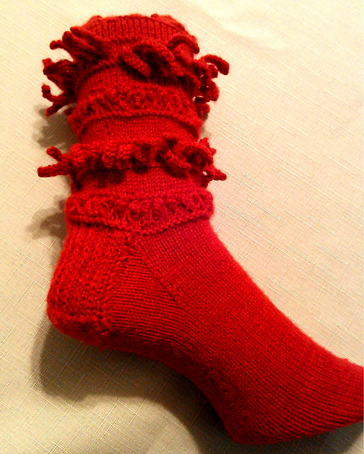 Ravelry: Meatballs and Macaroni Socks pattern by Marcia McCormack