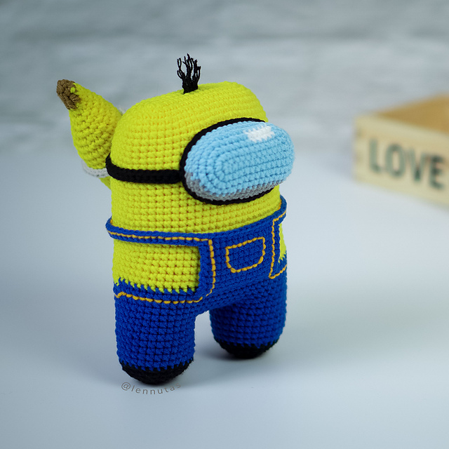 Ravelry: Among Us Minion pattern by Thao Nguyen Lennutas