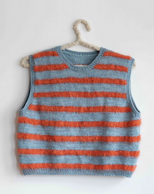 Ravelry: Fluffy Stripe Slipover pattern by lesfillesducoeur, Lilly ...