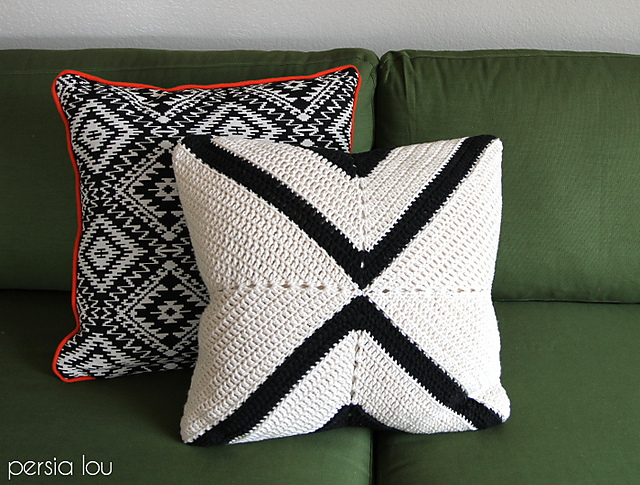 Ravelry: Crochet X Pillow pattern by Alexis Middleton