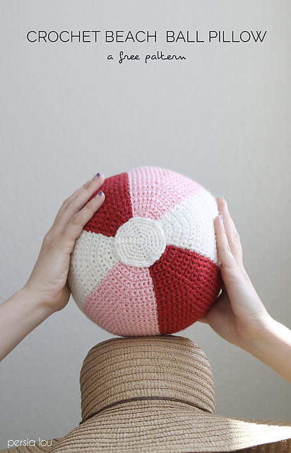 Ravelry: Beach Ball Pillow pattern by Alexis Middleton