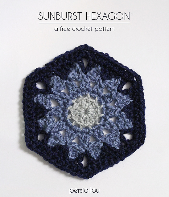 Ravelry: Sunburst Hexagon pattern by Alexis Middleton