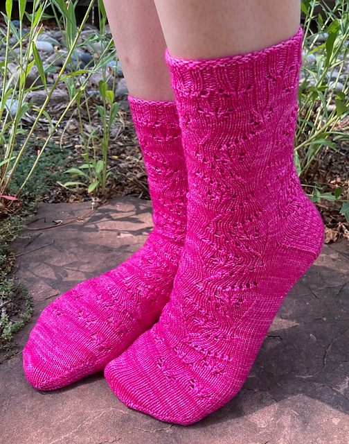 Ravelry: Psyche Socks SKA MKAL pattern by Laura Fahlin