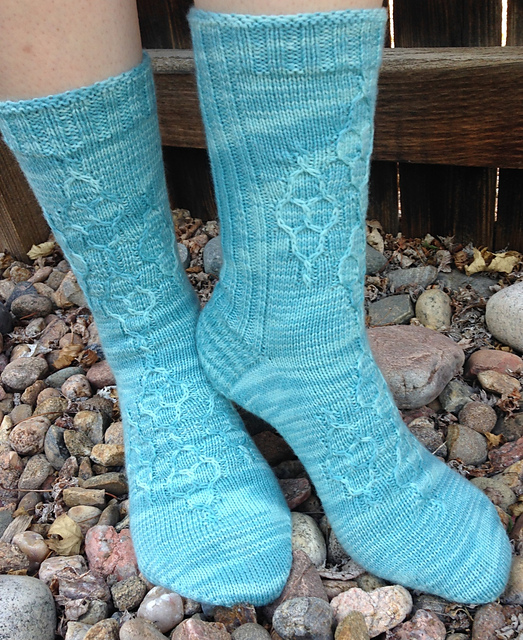 Ravelry: Winter Light Socks pattern by Laura Fahlin