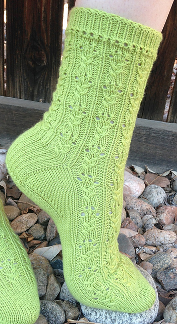 Ravelry: Cactus Flower Socks pattern by Laura Fahlin