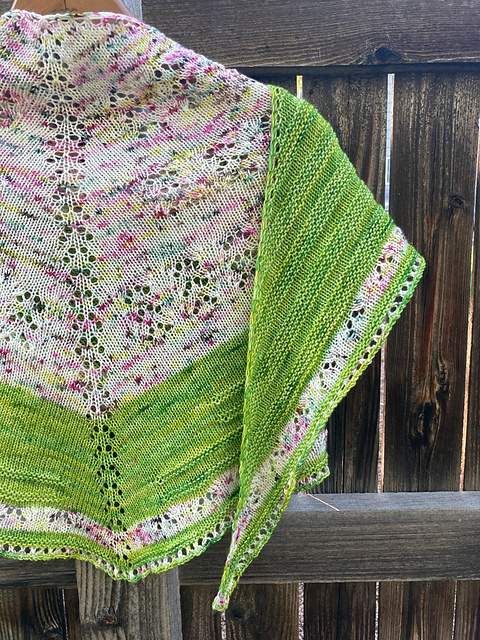 Ravelry: Flit Float Fly Shawl pattern by Laura Fahlin