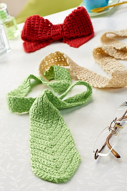 Ravelry: Crocheted ties pattern by Susie Johns